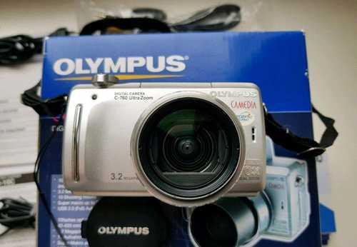 Olympus C-760 UltraZoom и аквабокс Olympus PT-022