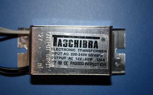 Трансформатор электронный Taschibra, 60 w, 12 в