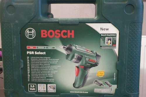 Электроотвертка Bosch PSR Select