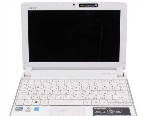 Нетбук Acer Aspire One 532 белый в разбор