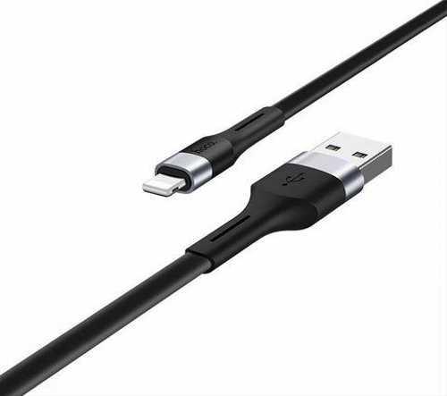Кабель USB Apple 8Pin hoco X34 Surpass 2.4A 1.0м ч