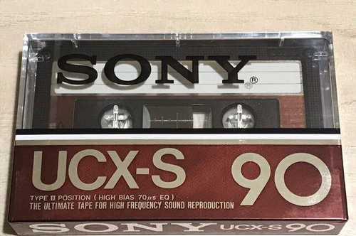 Аудиокассета Sony UCX-S 90 (Made in Japan) 1982 го