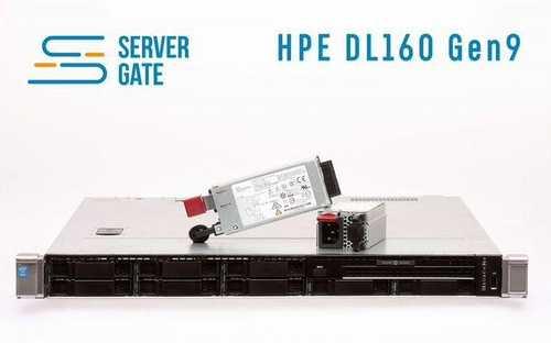 Сервер HPE DL160 G9 8SFF 2x E5-2698v3 192 GB
