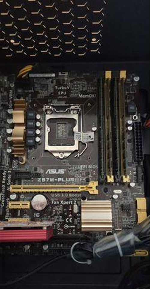 Материнская плата lga 1150 Asus z87m-plus