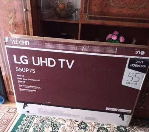 4K UHD Телевизор LG 55UP75006LF 55"