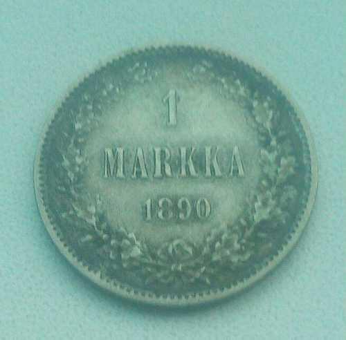 1 markka марка 1890 год