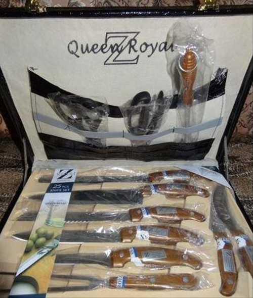 Набор ножей royal germany. Набор ножей Royal r-701. Queen Royal набор ножей. Ножи Royal Germany r-701. R-701 25 PCS Knife Set.