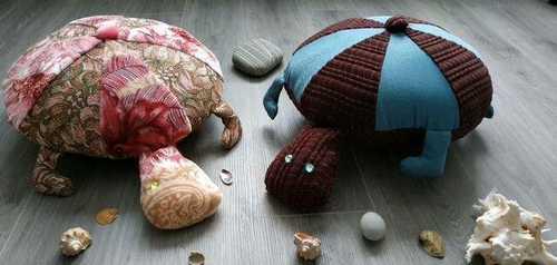 Декоративные черепахи-подушки