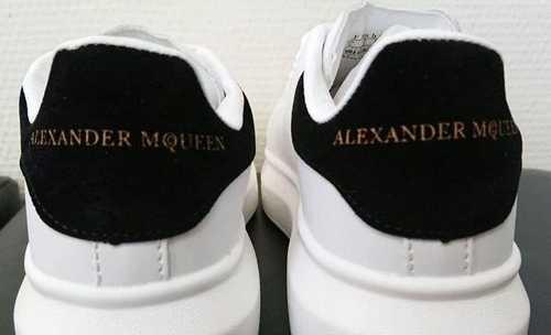 Alexander McQueen белые с черным задником (35-46р)
