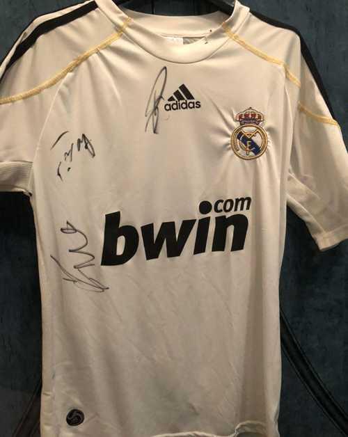 Футболка «Реал Мадрид» с автографами