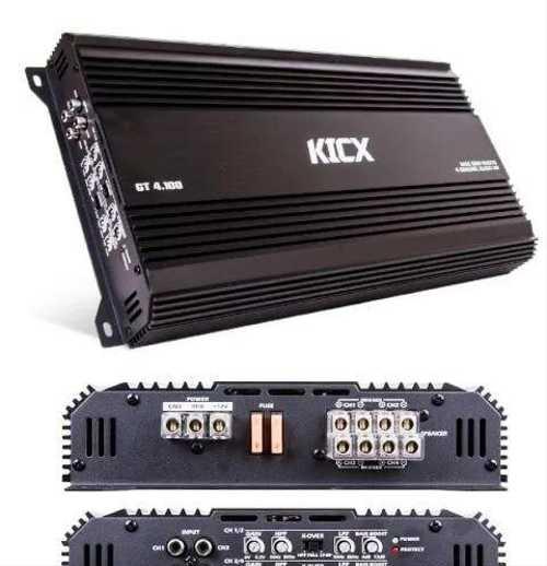 Новый усилитель. Кикс gt 4.100. Усилитель Kicx 4.100. Усилитель 4 канальный Кикс 4.100. Автоусилитель Kicx gt 4.100.