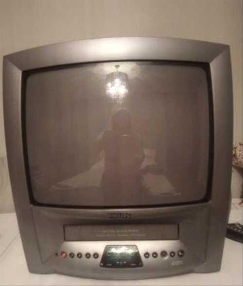 Телевизор с видеомагнитофоном philips