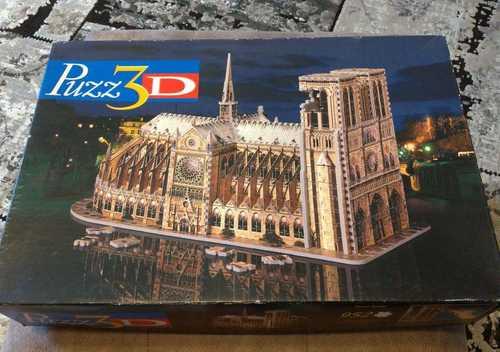 Конструктор пазл Puzz3D собор Notre Dame