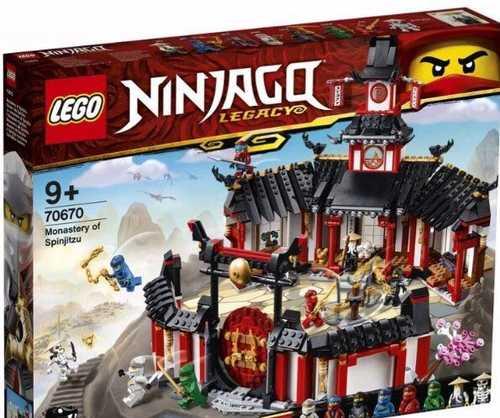 70670 Lego Ninjago монастырь кружитцу храм