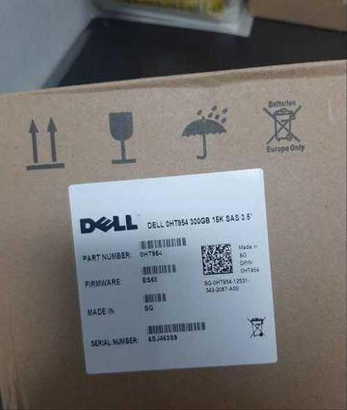 Жесткий диск Dell 300GB 10K 3.5 3G SP SAS