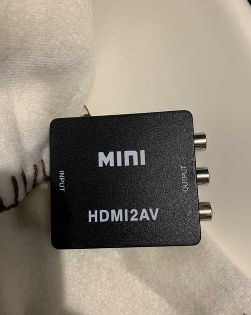 Переходник Mini hdmi2av