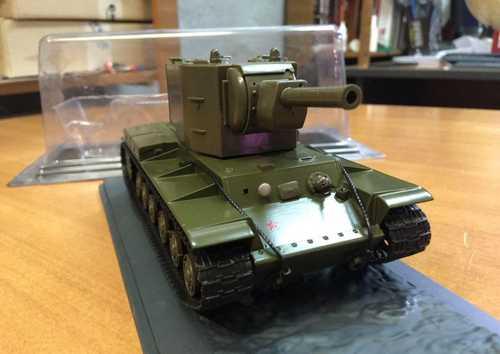 Модель танка кв-2 (ВОВ) масштаб 1:43