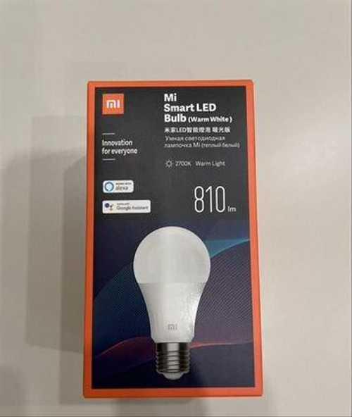 Умная светодиодная лампочка Mi Smart LED Bulb (War