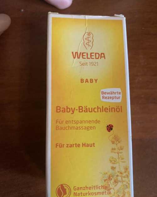 Weleda baby масло для массажа животика