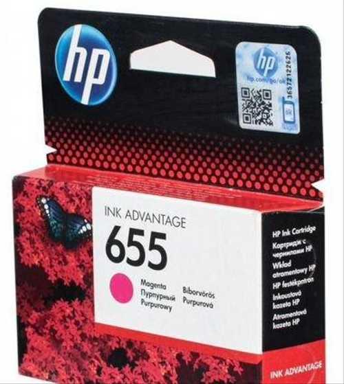 Оригинальный картридж HP N655 CZ111AE пурпурный