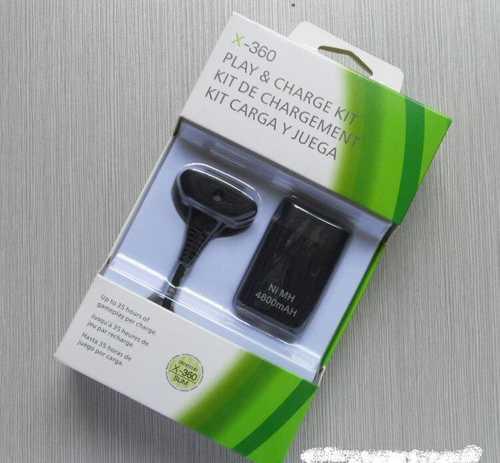 X-BOX 360 Набор 2-in-1 "Play Charge Kit" Black