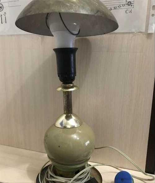 Настольная лампа СССР грибок 1980г
