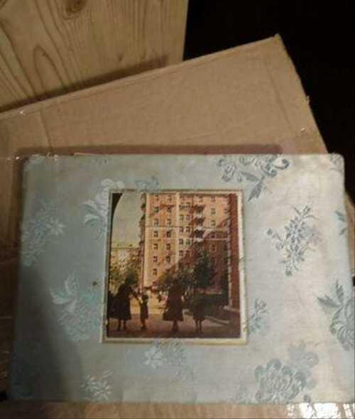 Альбом со старыми открытками цветы ретро винтаж СС