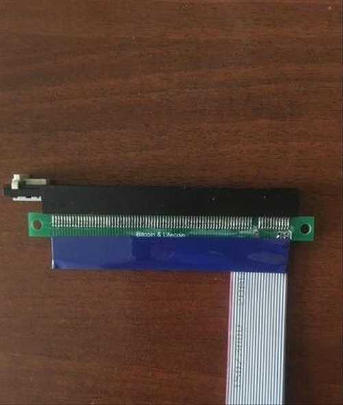 Переходник Espada PCI-E X1 to X-16 epciex1-X16rc