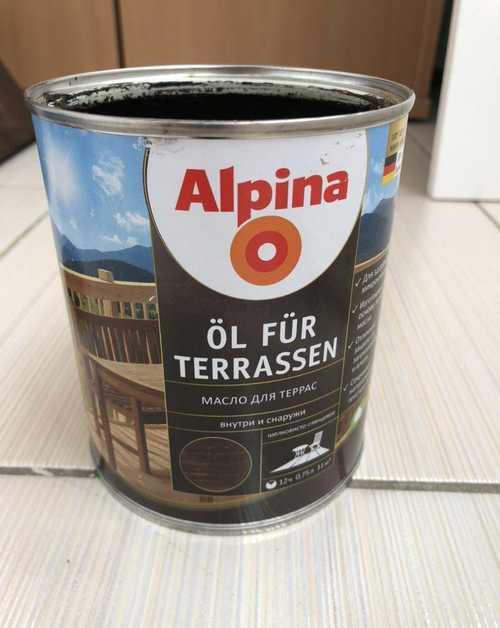 Масло для террас Alpina