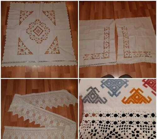Старинный текстиль ручная вышивка