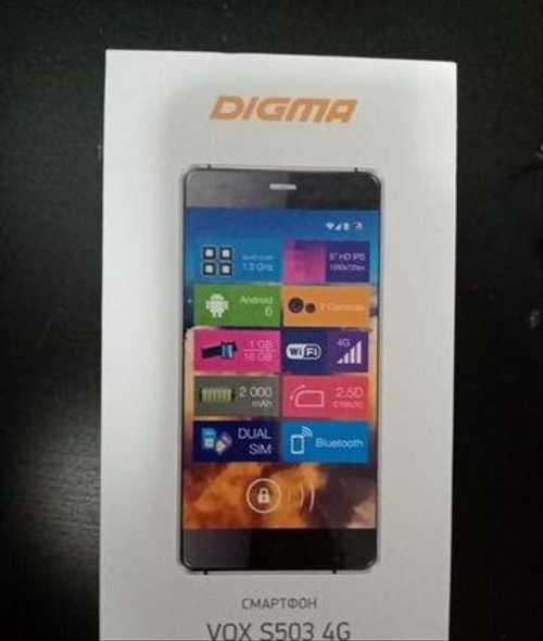 Телефон Digma vox S503 4G