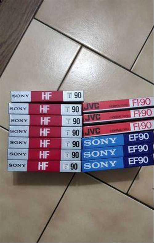 Аудиокассеты новые sony, JVC
