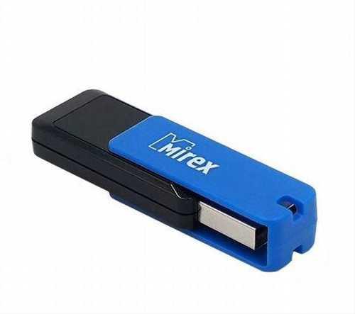 Флешка Mirex city blue, 16 Гб, USB2.0, чт до 25 Мб/с, зап до 15 Мб/с, синяя