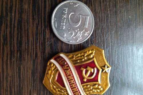 Значок Дружинник