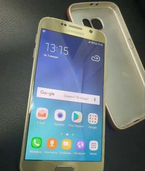 Телефон SAMSUNG Galaxy S6 32Gb в отличном состояни
