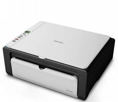 Принтер лазерный мфу Ricoh Aficio SP100SU