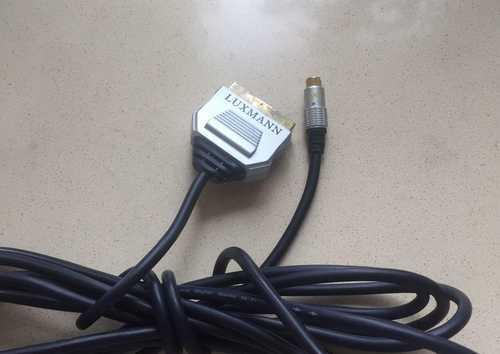 Кабель luxmann scart svideo 5 метров