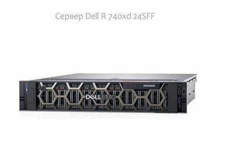 Сервер Dell R 740XD 24SFF+рельсы в стойку