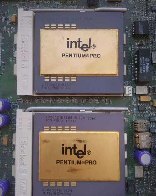 Процессор Intel pentium pro 200 socket 8 256Kb