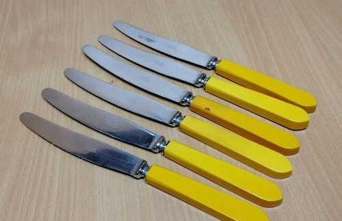 Ножи столовые набор 6шт Rostfrei Германия бакелит