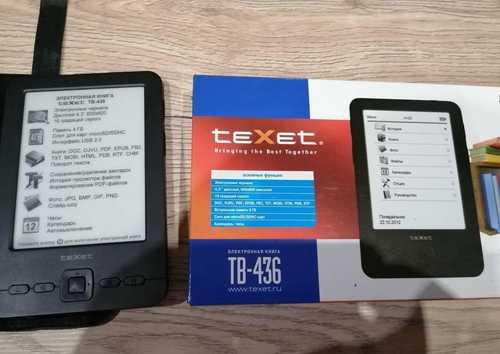 Электронная книга Texet TB-436