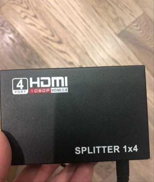 Hdmi splitter 1x4 коммутатор