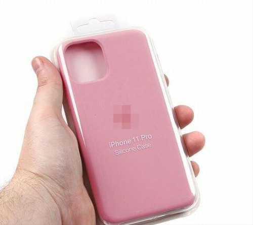 Чехол-накладка для iPhone 11 Pro silicone case 007001 розовый