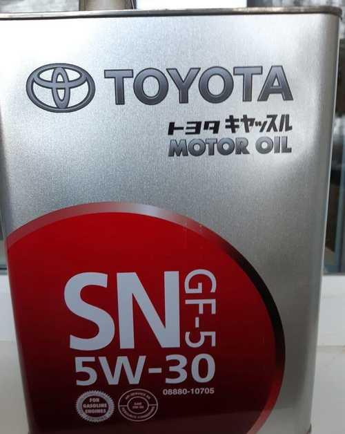 Масло тойота 0w20. Тойота SN 5w30 gf-5. Toyota 5w-30 SN gf-5. Toyota SN 5w-30 4 л. Масло Toyota 5w30 gf-5.