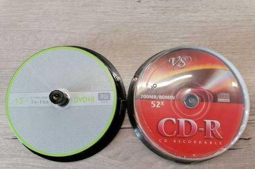 CD и DVD-R диски пустые новые