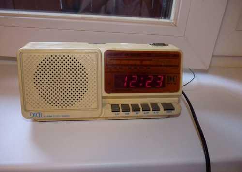 Радио-часы будильник 80х годов digi alarm clock