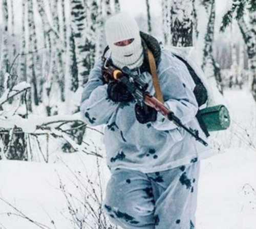 Зимний маскировочный костюм "Клякса"
