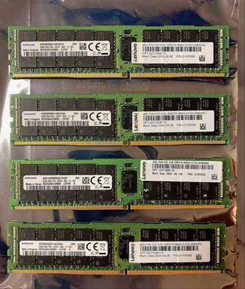 Память Samsung 64GB DDR4 ECC REG 2933MHz