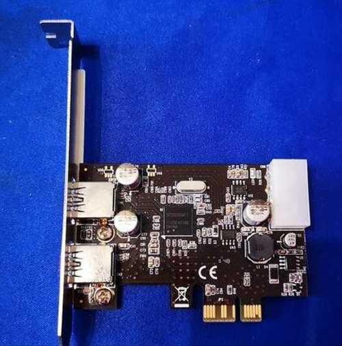 Контроллер USB3.0 в PCI-E, 2 порта, EU30-N2T-0002E