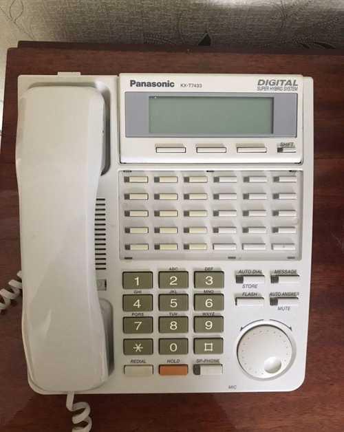 Системный телефон Panasonic KX-T7433